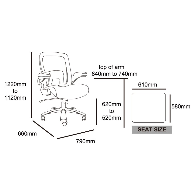 BOEING MESH BACK EXECUTIVE CHAIR