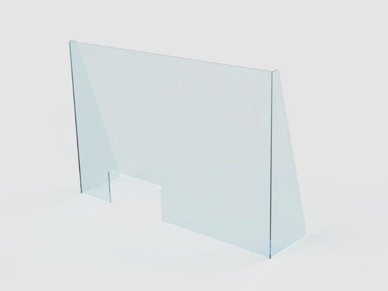 PROTECTIVE PERSPEX SCREEN – TYPE A :: Experienced Office Furniture