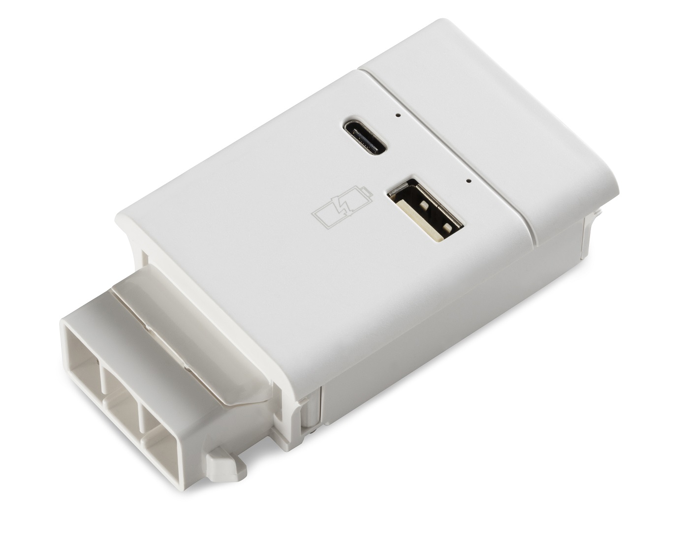 INLINE USB MODULE TYPE A + C PORTS :: Experienced Office Furniture