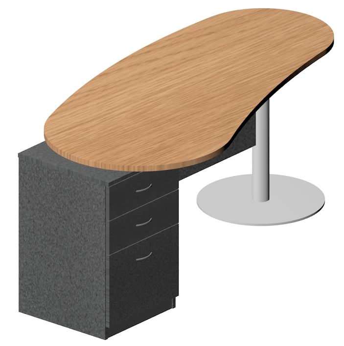 ACADEMY KIDNEY DESK :: Experienced Office Furniture