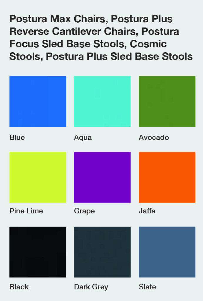 POSTURA® PLUS REVERSE CANTILEVER CHAIR :: Experienced Office Furniture