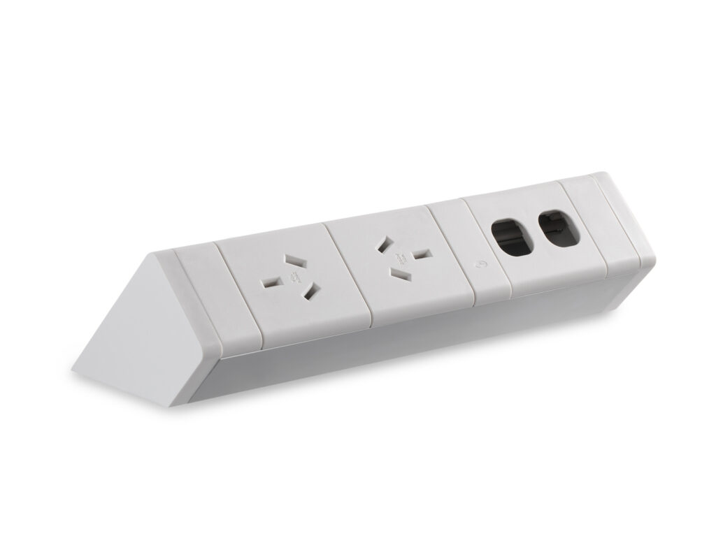 CABLE SHUTE FLOOR TO DESK KIT 975mm :: Experienced Office Furniture