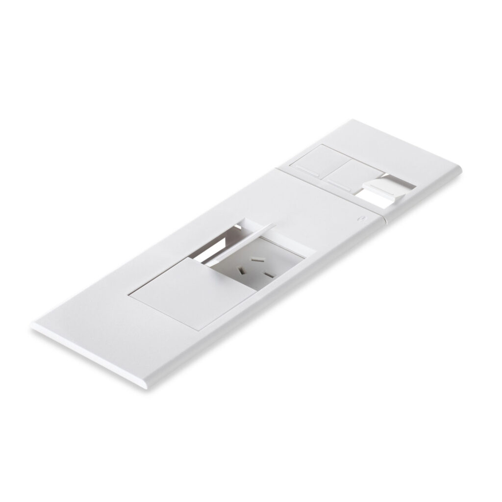 SURFACE MOUNT FLIP BOX 2 GPO + 3 FLIP DATA :: Experienced Office Furniture