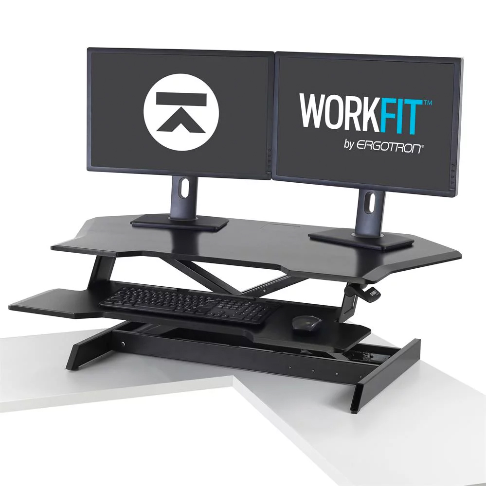 WORKFIT CORNER DESK STAND :: Experienced Office Furniture