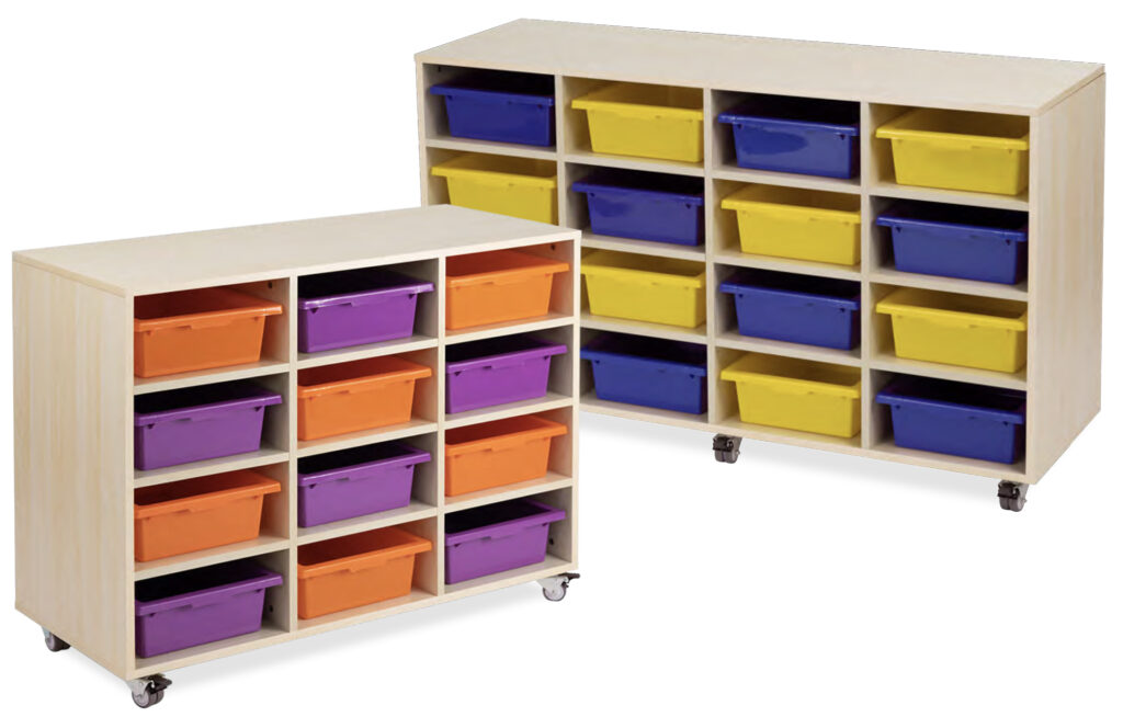 TOTE TRAY TROLLEY WITH TRAYS :: Experienced Office Furniture