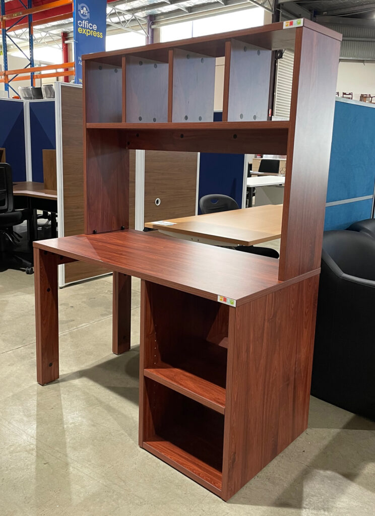 CLEARANCE Student Desk with Bookcase Hutch :: Experienced Office Furniture