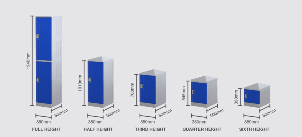 STEELCO ABS PLASTIC LOCKERS :: Experienced Office Furniture