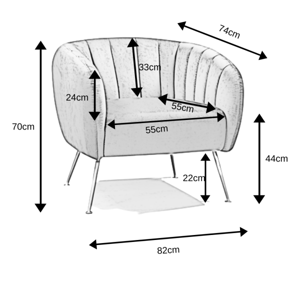 MONET LUXE LOUNGE CHAIR
