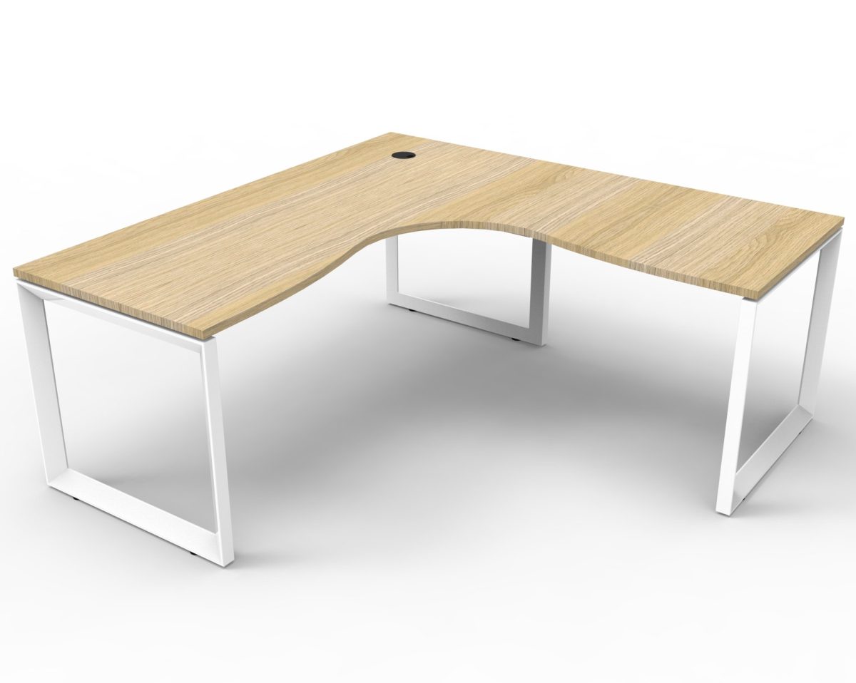 INFINITY LOOP LEG CORNER WORKSTATION